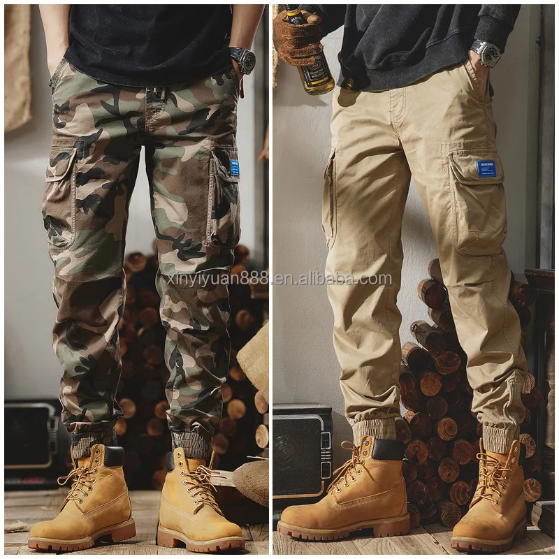 Heavy Duty Cargo Pants Mens Work Wear Trousers Construction Safety ...