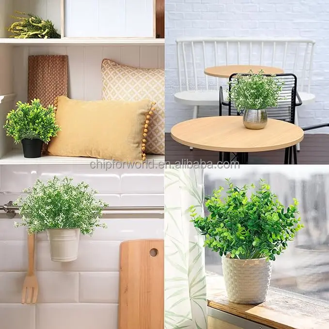 Hg-c5104# Real Touch Artificial Greenery Bundles For Home Decoration High Quality Artificial ...