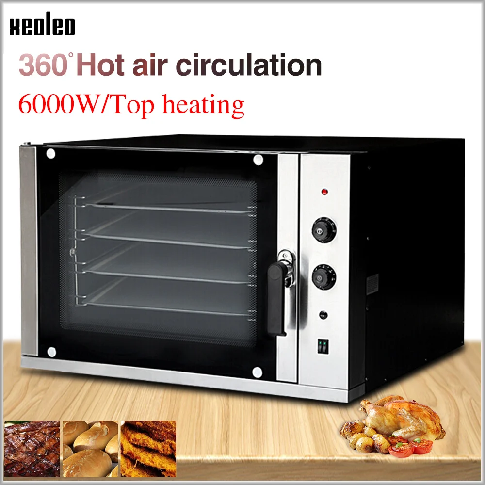 Xeoleo Commercial Four-layer Convection Oven 6000w Electric Baking Oven ...