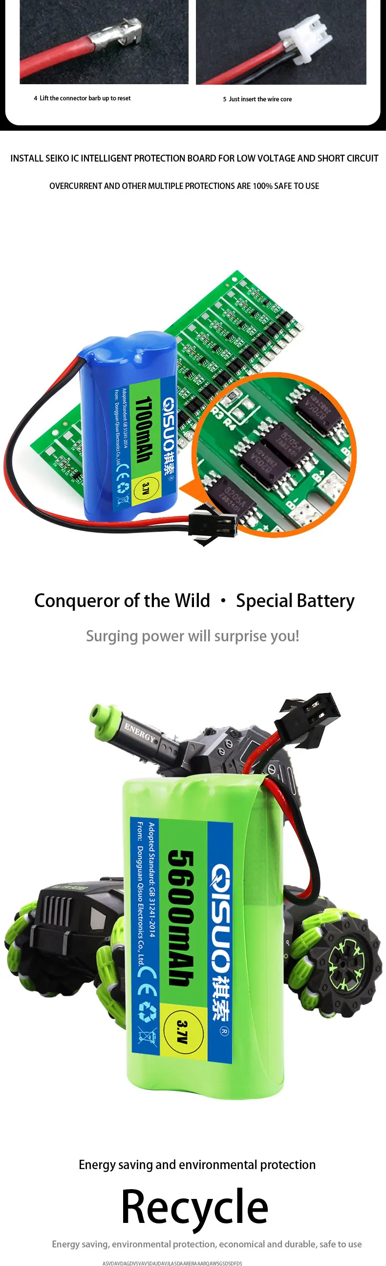 18650 Lithium Ion Battery Pack 3.7V 2500mah Rechargeable Cells for ...