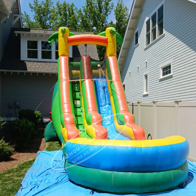 Wholesale Waterslide Inflatable Pool Slide Wave Inflatable Water Slide ...
