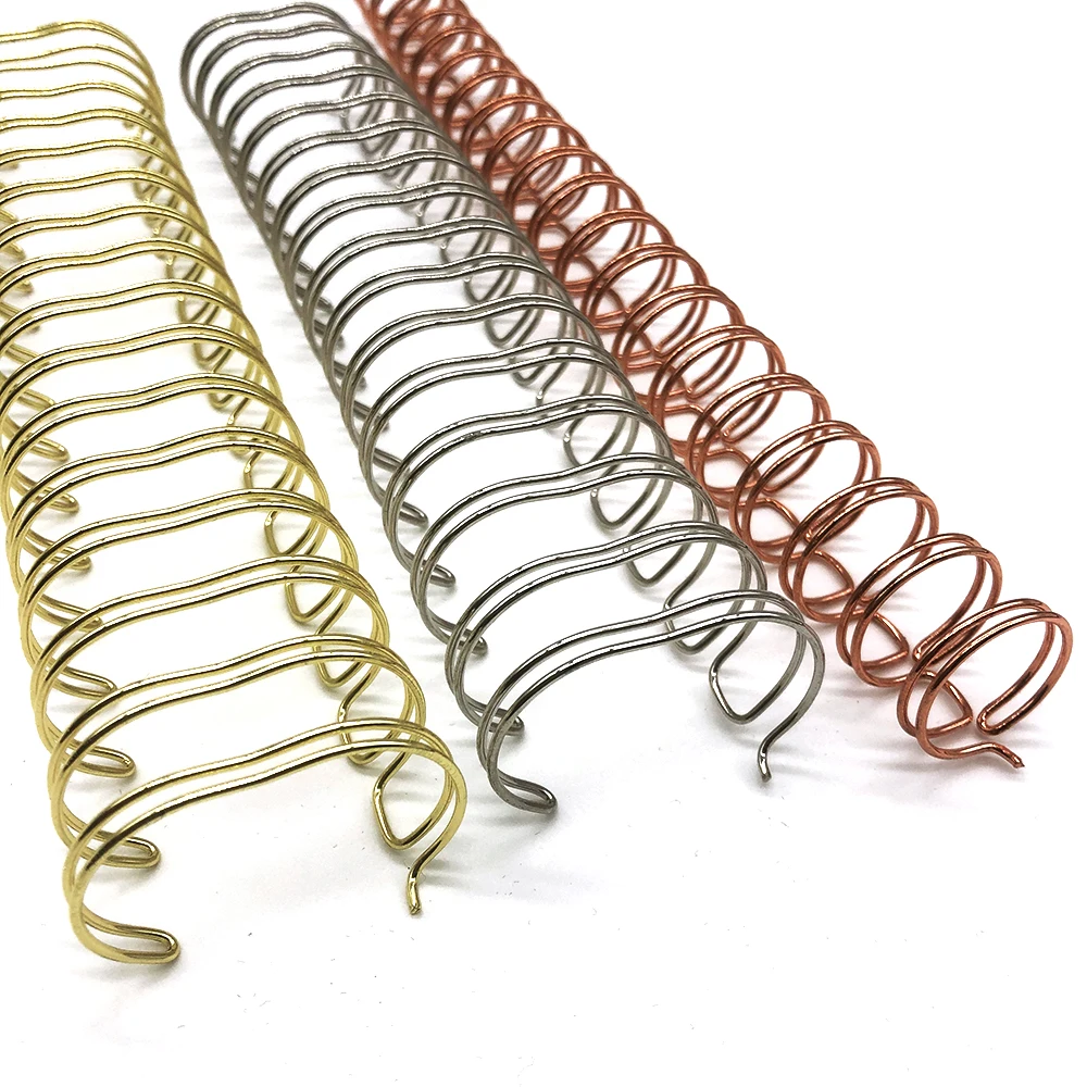 Nylon Coated Loop Wire Roll Table Calendar Binding Wire Twin Ring Wire ...
