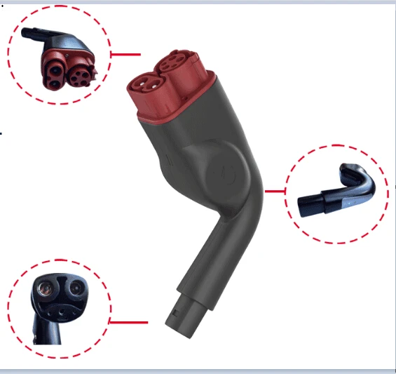 SETEC-Adaptador de cargador CCS, 200A y 100-800V CC, Compatible con ...