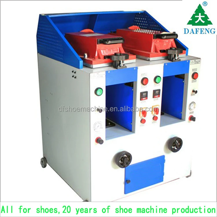 Footwear Making Automatic Double Head Pneumatic Sole Attaching Press ...
