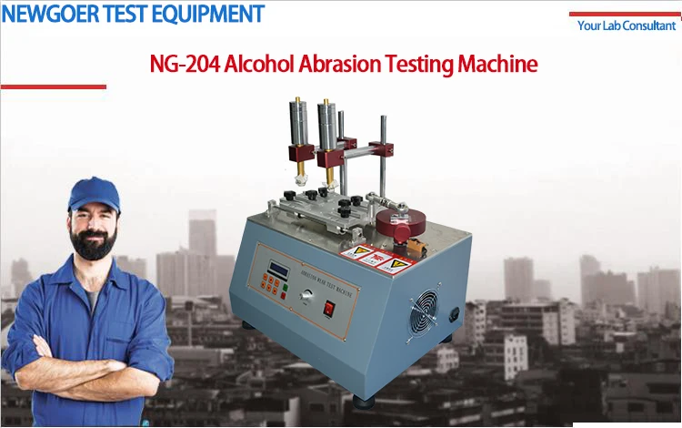 Rubbing Test Rubber Alcohol Coating Abrasion Tester - NEWGOER