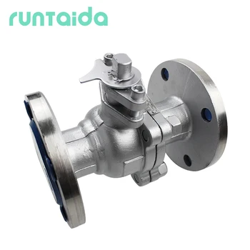 Din Q41f Dn10 Dn50 Pn25 Handwheel Operated Manual Flange Ss 304 Stainless Steel Ball Valve - Buy ...