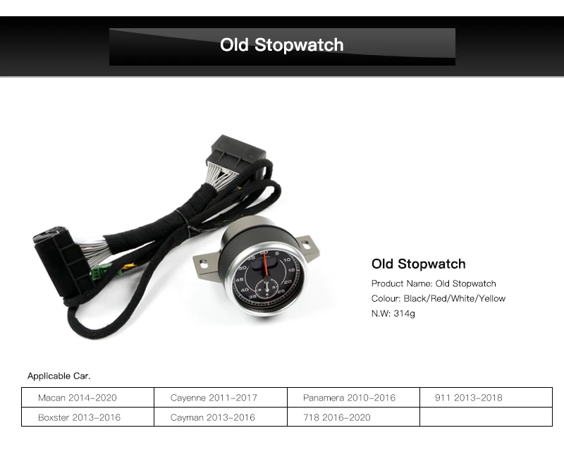 Porsche Dashboard Clocks - High Performance & Style