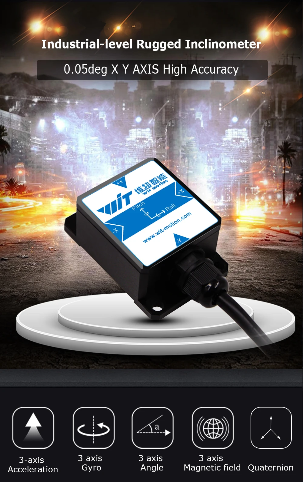 HWT901B Accelerometro Digitale - Precisione in Ogni Misura