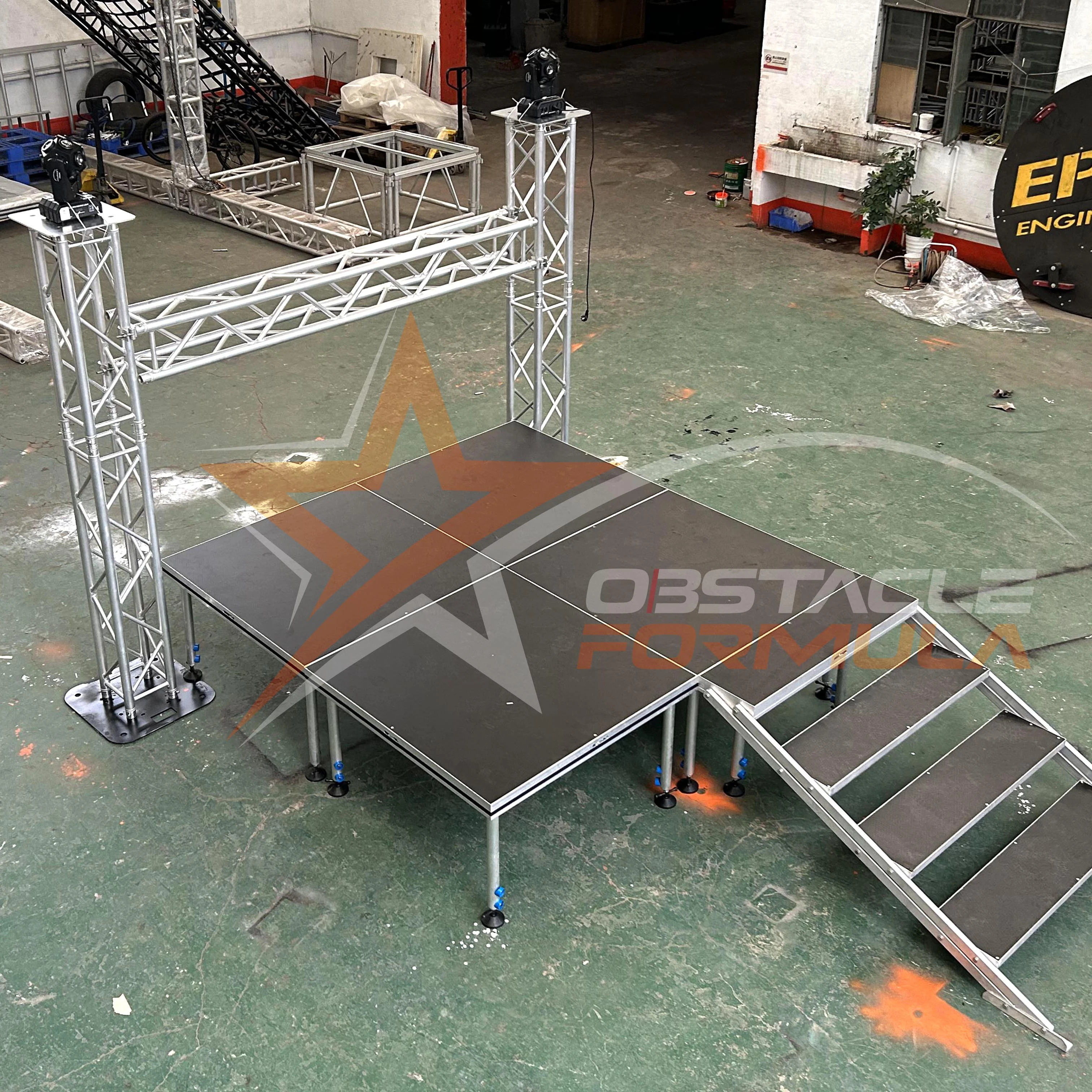 Aluminum Truss Stage For Truss Display Scaffolding Stage Platform - Buy ...