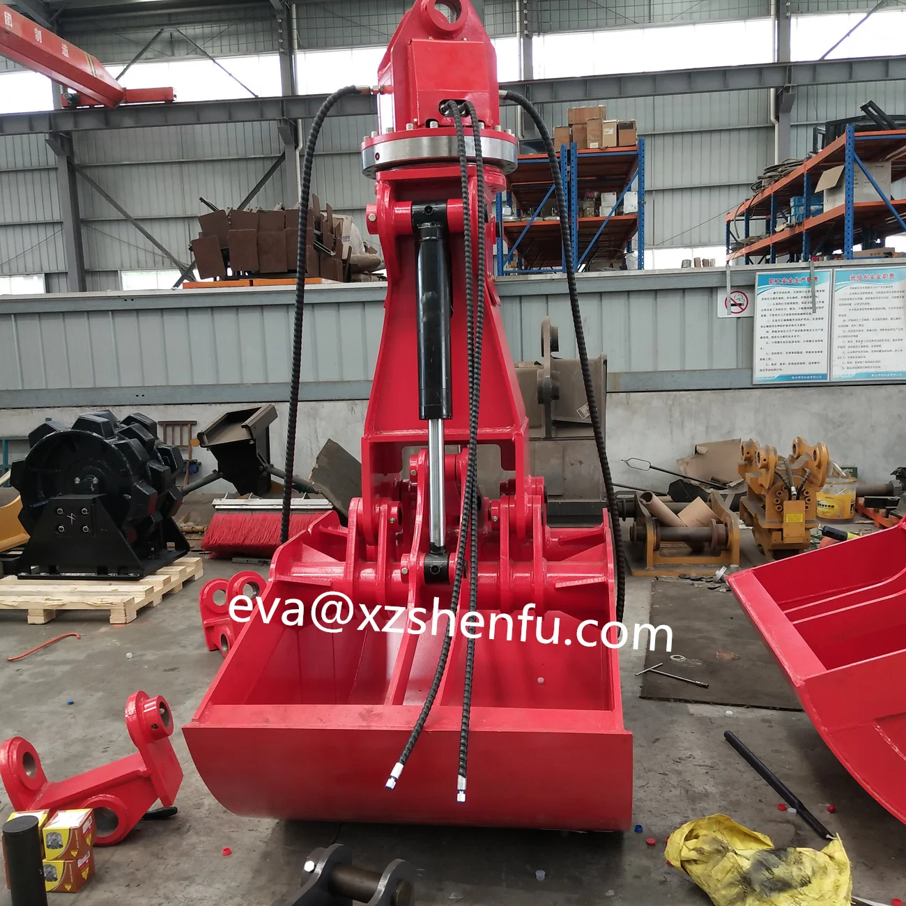 Rotary Clamshell Grab Bucket For Excavators - Buy Rotary Clamshell Grab ...