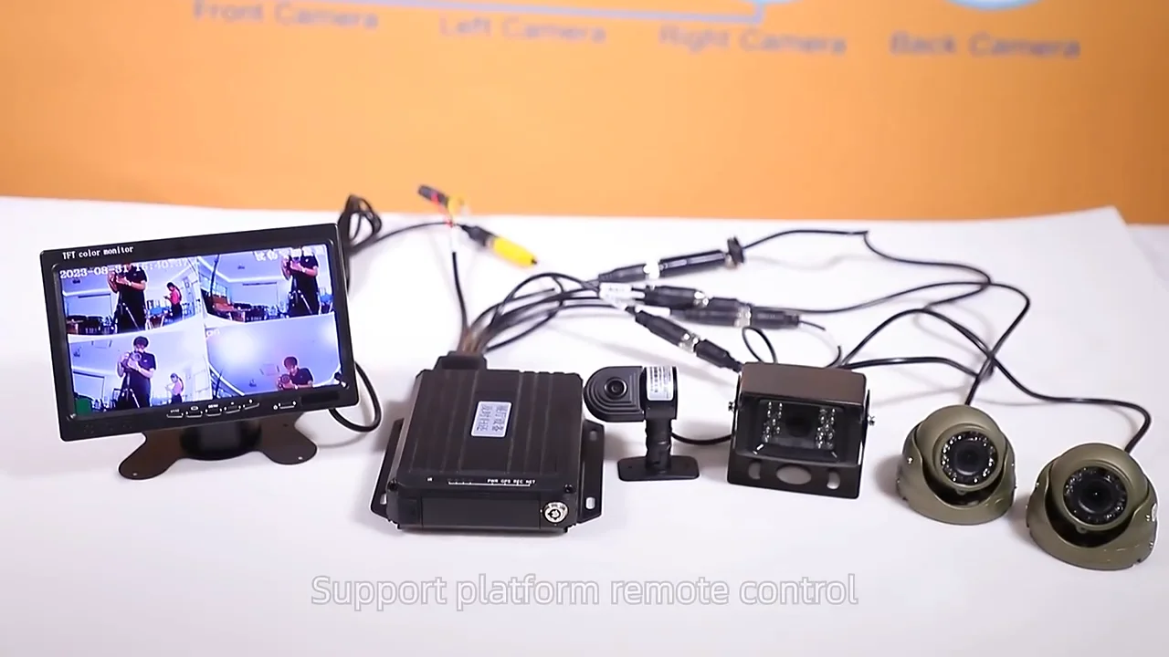 Mdvr 4ch Camera Dome Veicular Full Hd Vehicle Truck Bus Recorder Sd ...