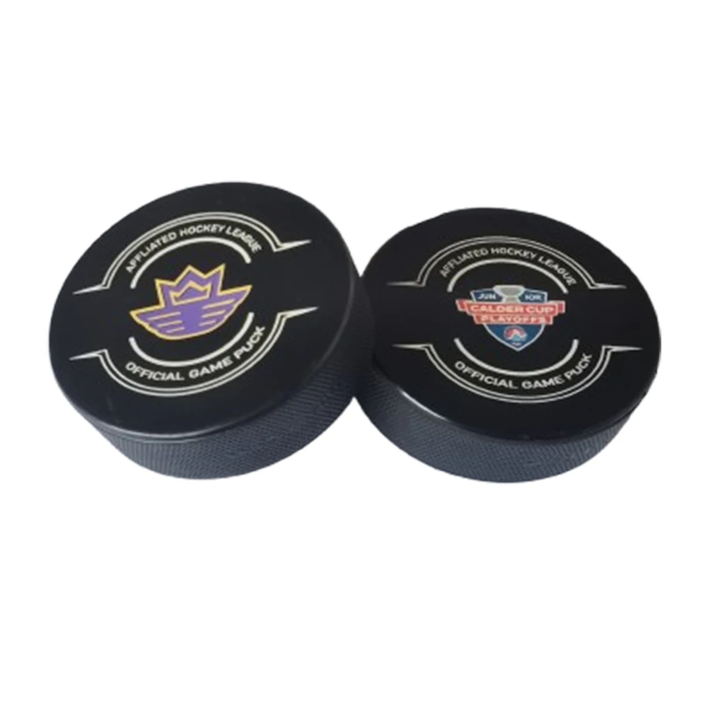 Custom Hockey Puck Standard Size & Weight Durable Rubber Ice Hockey ...