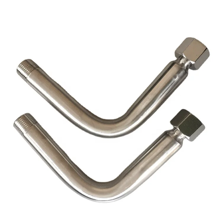 316ss L型压力表虹吸管，带旋转螺母的90度角弯头压力表虹吸管 - Buy L Type Pressure Gauge Syphon,90 ...