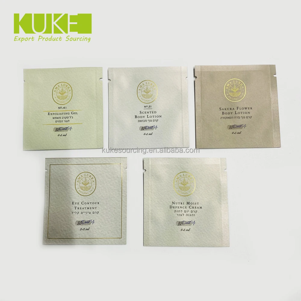Custom Sample Sachets - Perfect for Food and Cosmetics