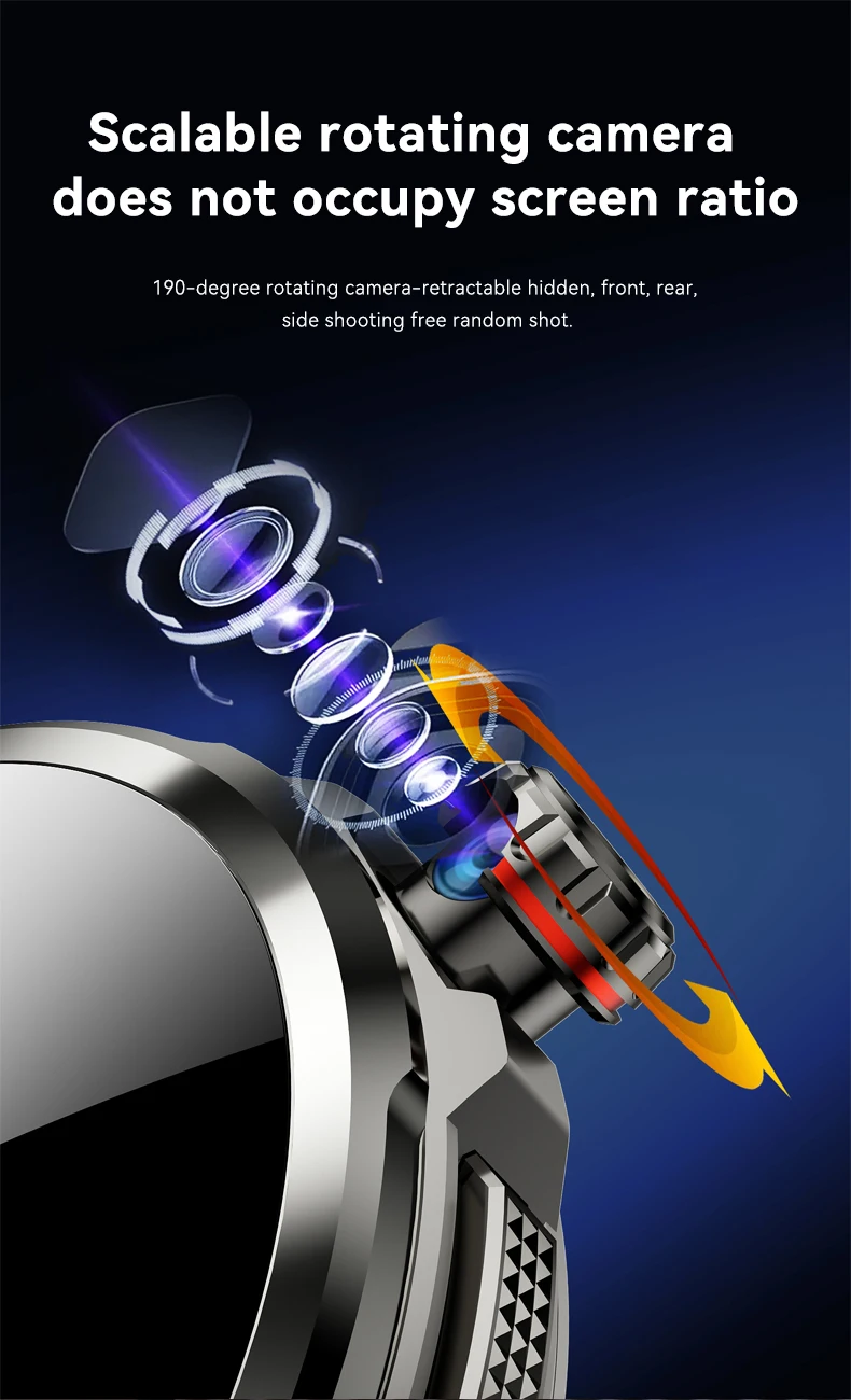 H99 4G GPS Smartwatch with HD Camera & SIM Card