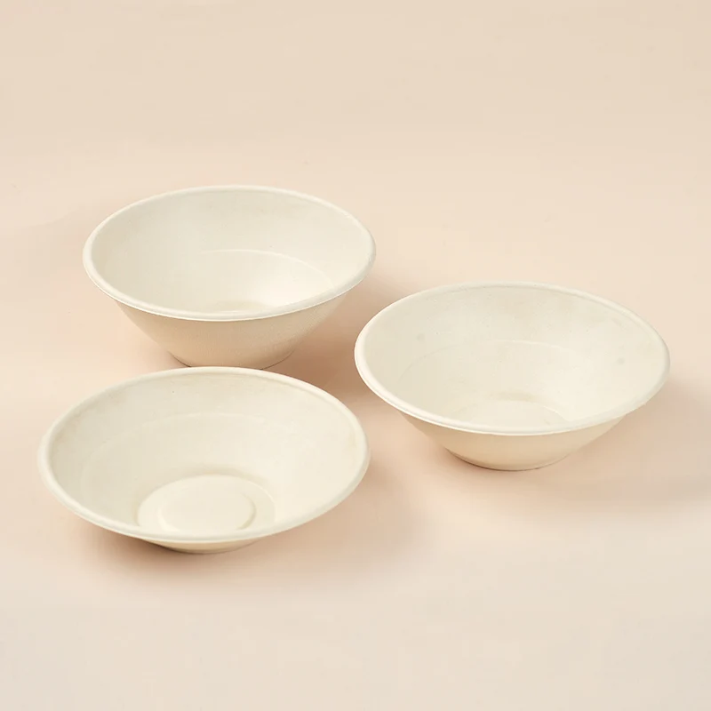 40OZ Microwavable Biodegradable Sugarcane Bagasse pulp Paper family ...