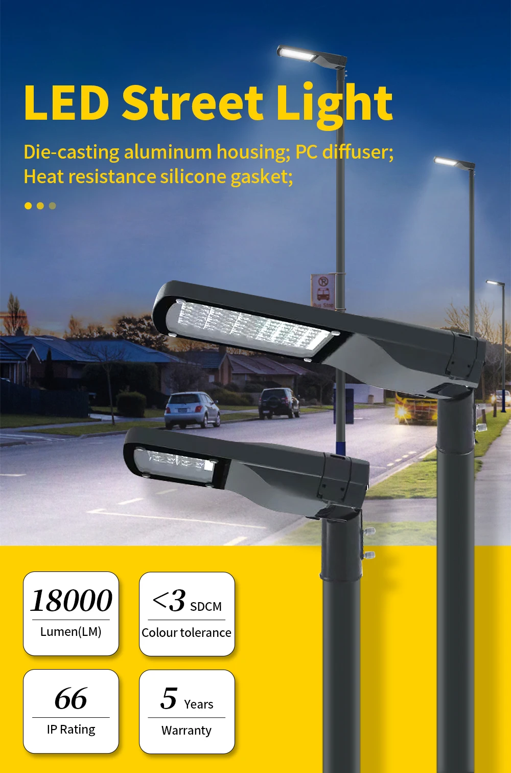 Mini Sodium Outdoor Street Light Modern Garden Light Poles For Street ...