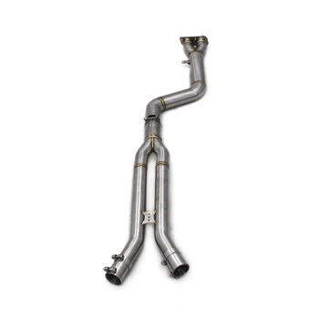 Mid Pipe For Bmw X3m/x4m F97/f98 3.0t 2019-2023 Stainless Steel Exhaust ...
