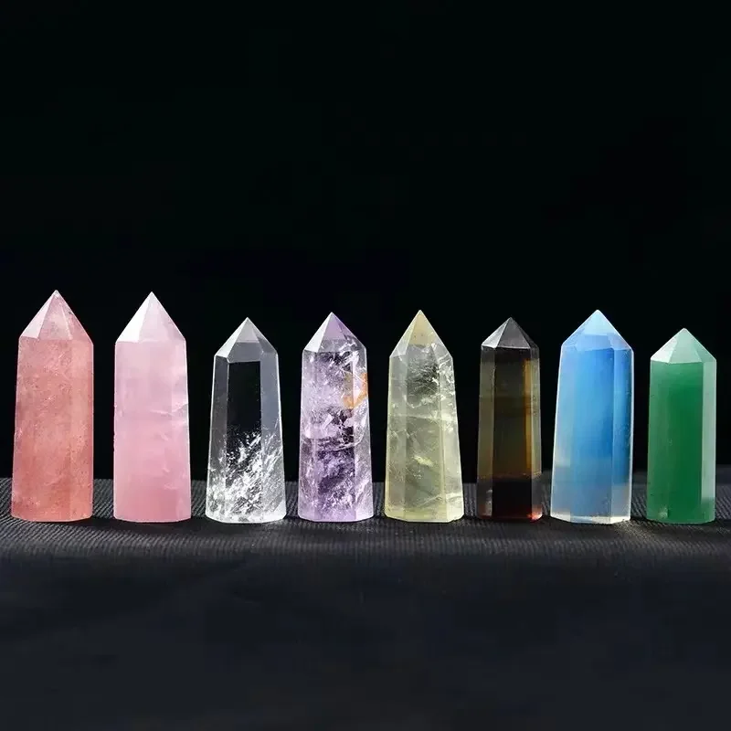 Wholesale Various Natural Crystal Point Wand Healing Crystal Obelisk ...
