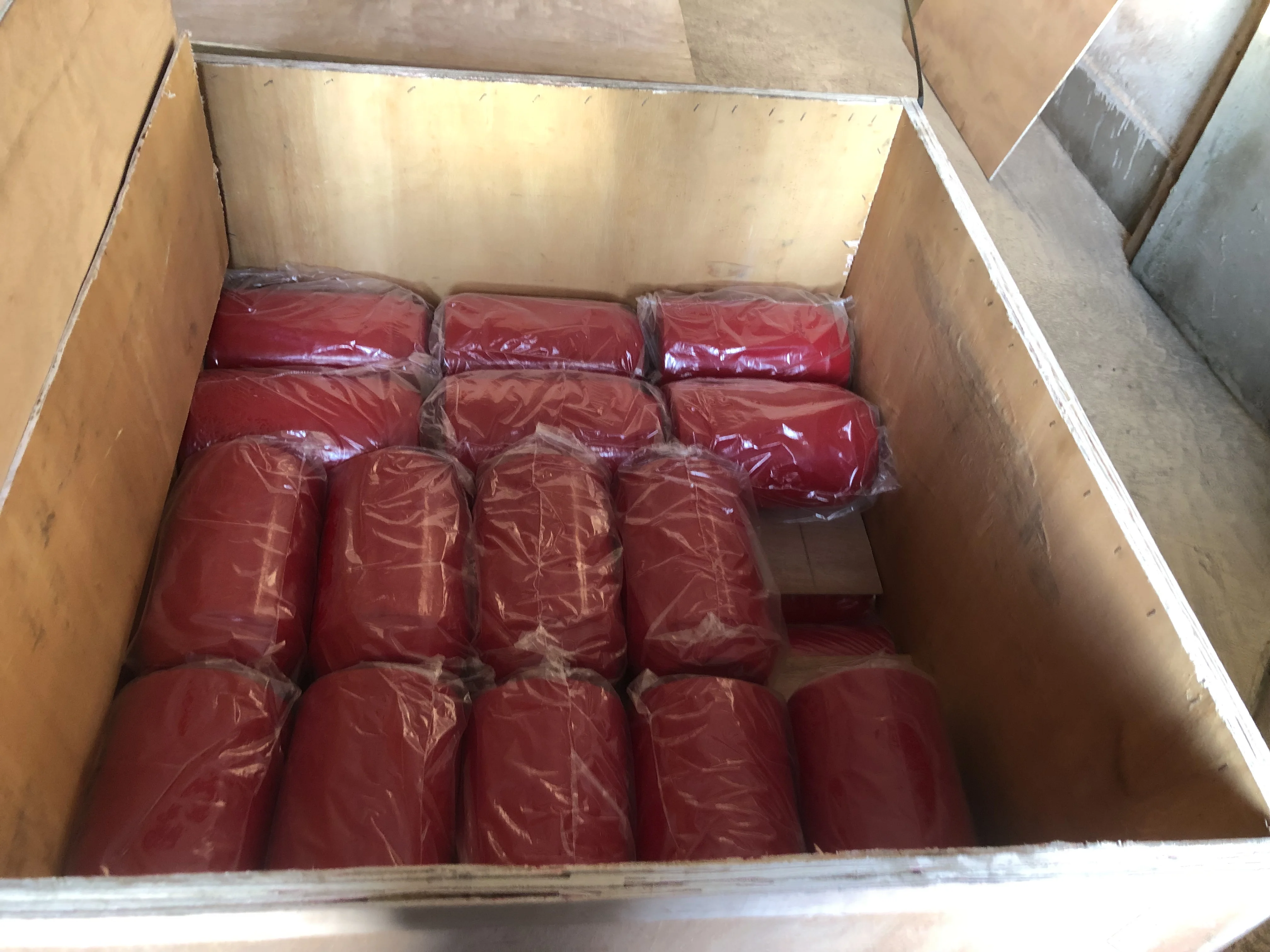 Polyurethane Coated Foam Pig Pipeline Pigging Customized Density Poly ...