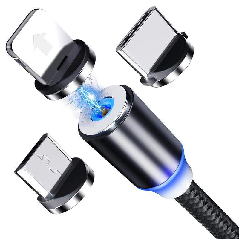 Wholesale Magnetic Mobile Phone Usb Cable Type C Charging Cable 3 In 1 ...