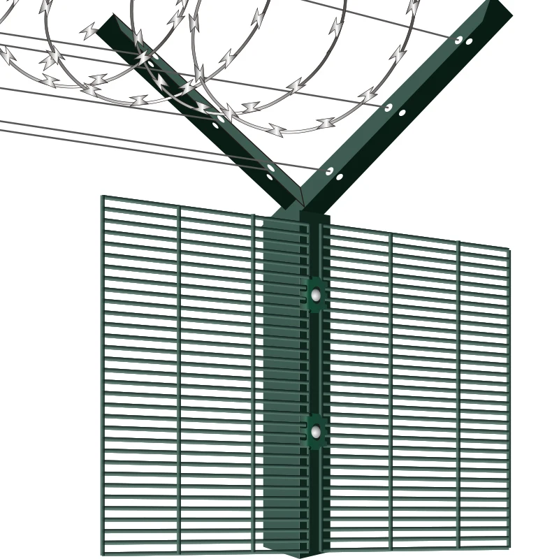 Factory Direct Pvc Coated 358 Anti-climb Security Fence 358 Barbed Wire ...