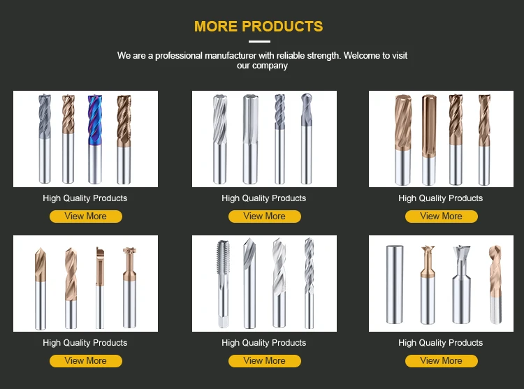 Hot Sale Sharp And Durable Two-edged Milling Cutter Silvery Hard Metal ...