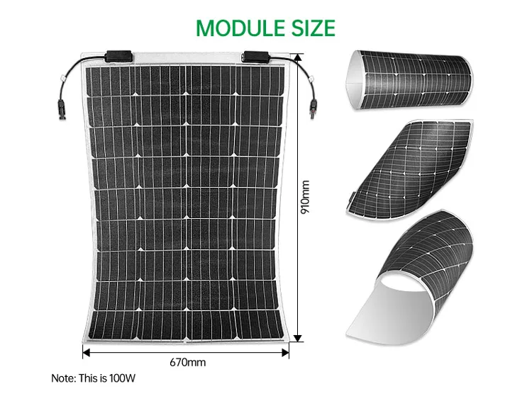 Flexible 300 Watt Solar Cell For Cabin Fishing Boats Flexible Solar ...