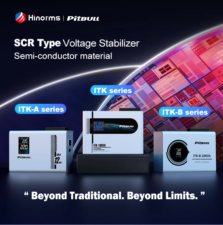Triac Control Type Pitbull Voltage Regulator Single Phase ITK 3000VA ...