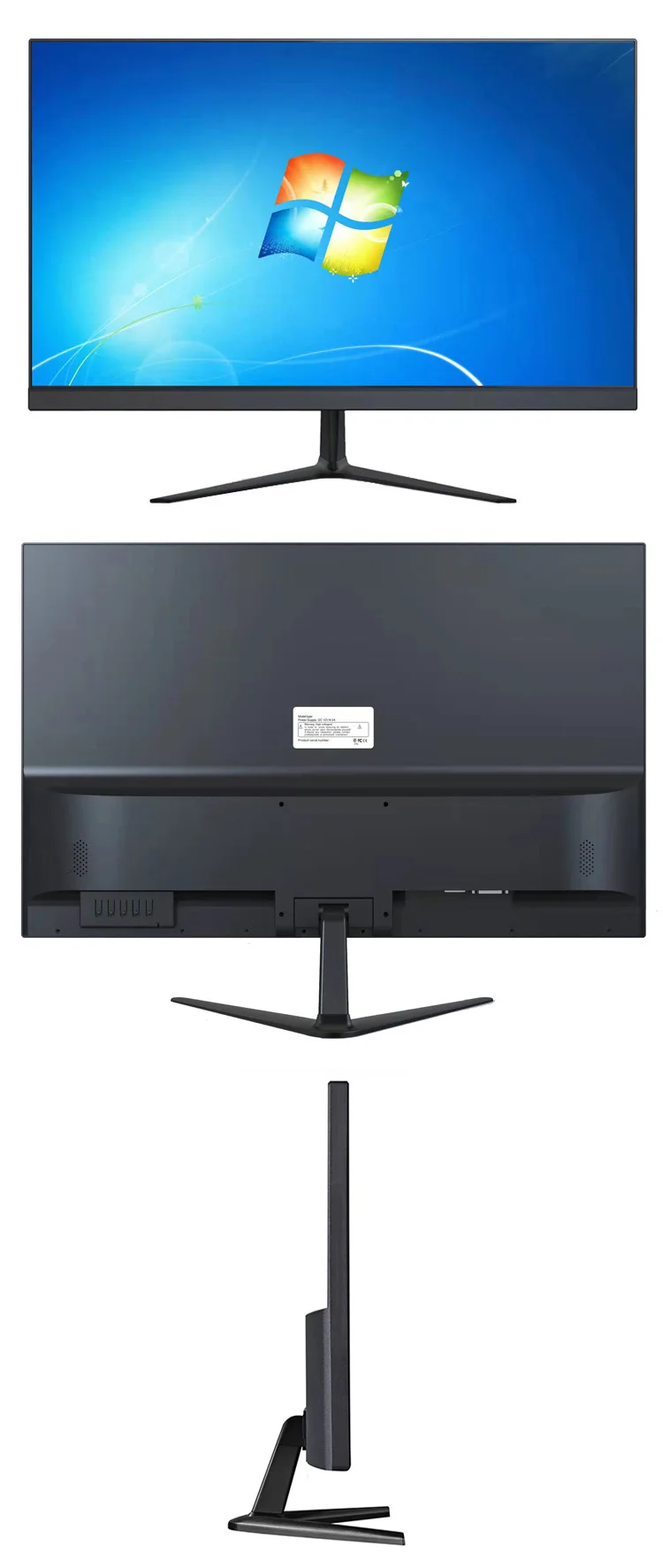 Desktop 24 Inch Frameless Fhd Computer Hardware Monitor 23.8 24 Inch ...