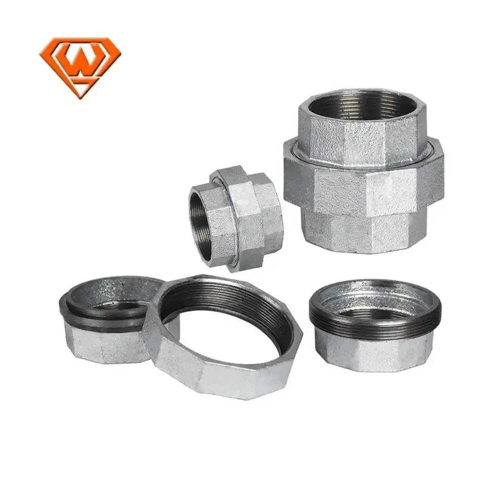 Gi Pipe Fittings Galvanized Malleable Iron Pipe Fittings Union Pipe ...