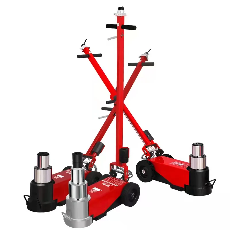 50 Ton Industrial Hydraulic Lifting Jack - 40/80 Chromed Pneumatic ...