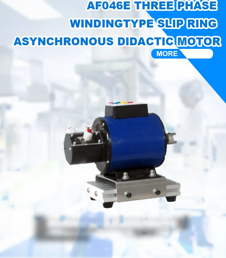 Three Phases Winding Type Slip Ring Asynchronous Didactic Motor ...