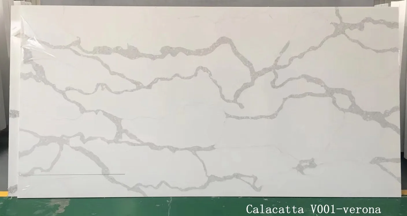 Artificial Calacatta White Quartz Engineered Calcata Stone Products ...