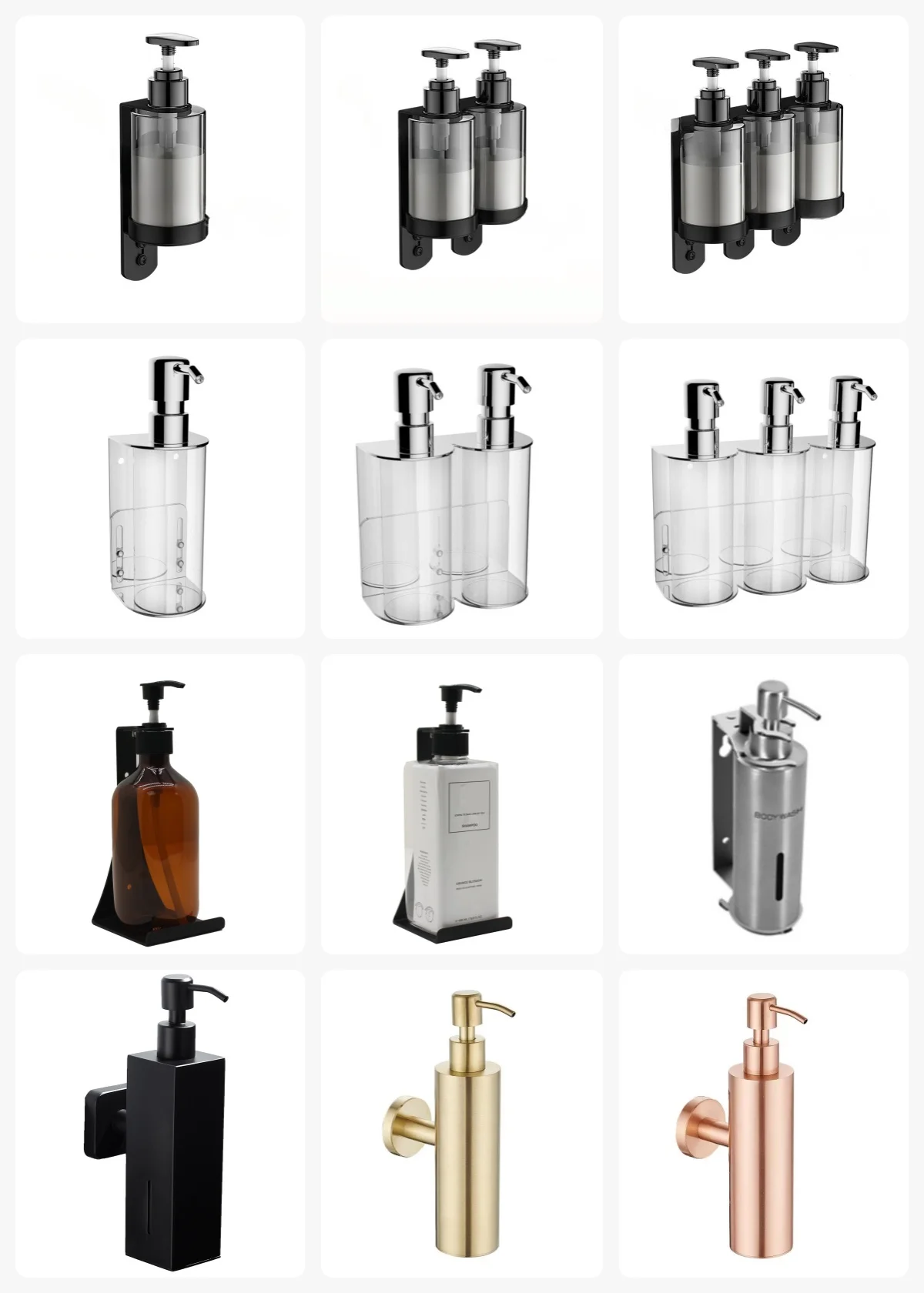 Superior Quality Stainless Steel Double Amenity Dispenser