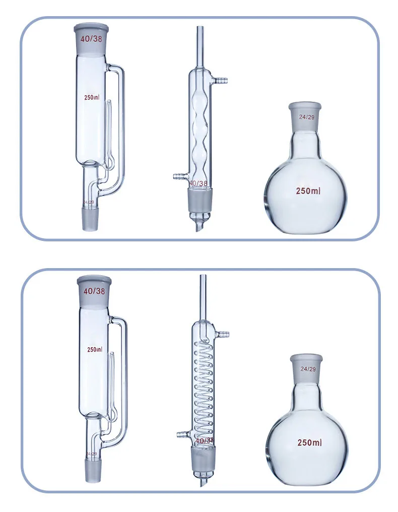 Soxhlet Extractor & Clevenger Apparatus - Laboratory Glassware for ...