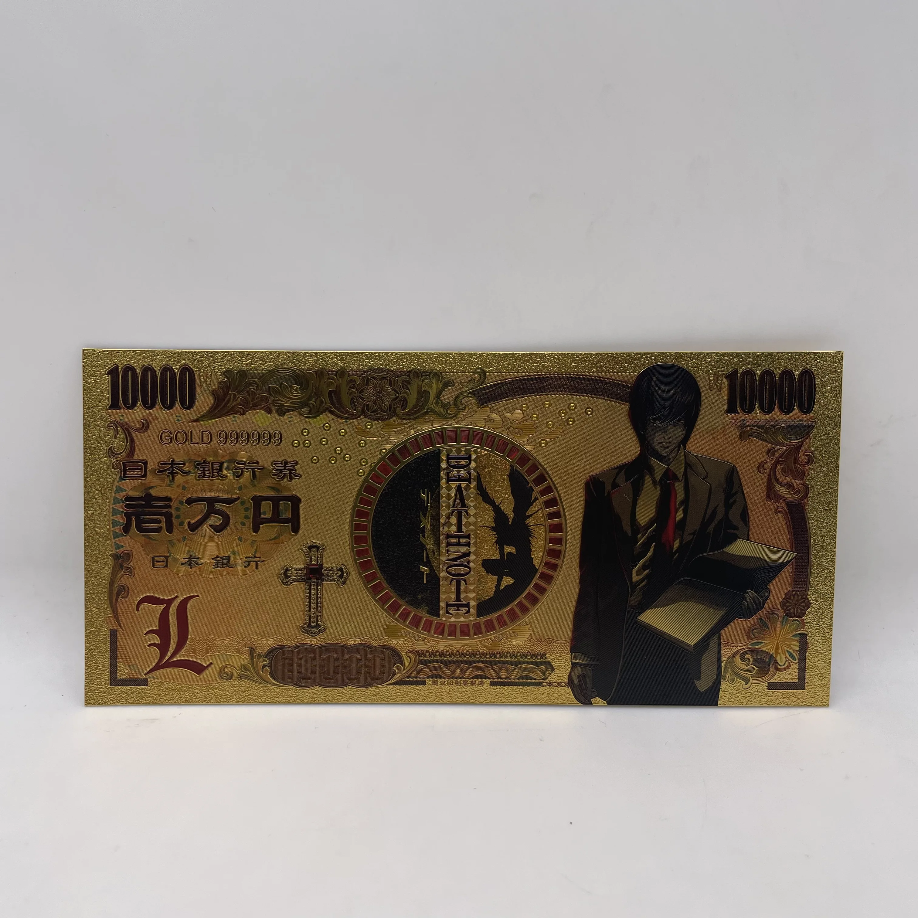 8 Designs Anime Designs Death Note Yagami Light Misa Amane Gold ...