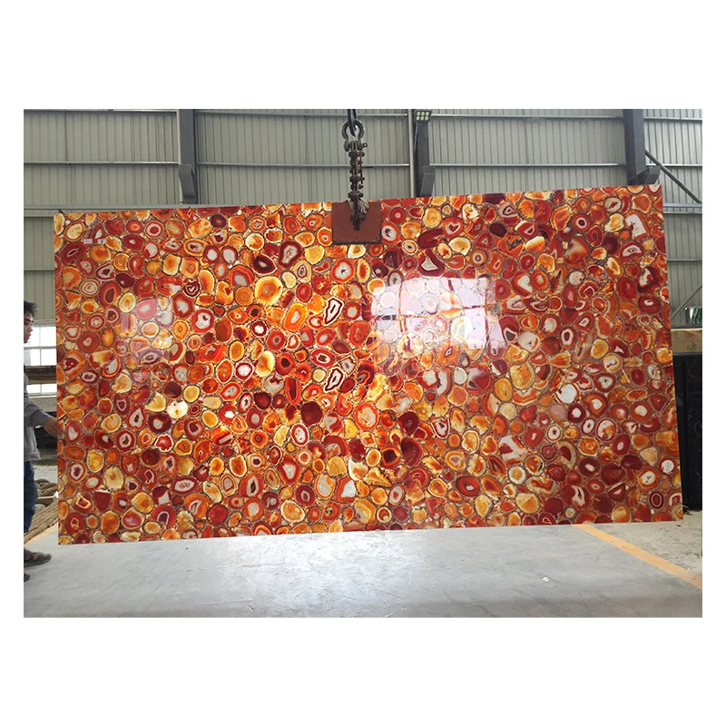 Backlit Interior Wall Cladding Colorful Thin Stone Translucent Agate ...
