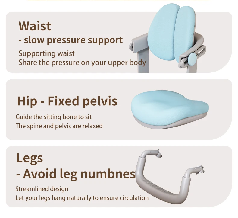 Modern Popular With Human Body Engineering Design Children's Chair ...