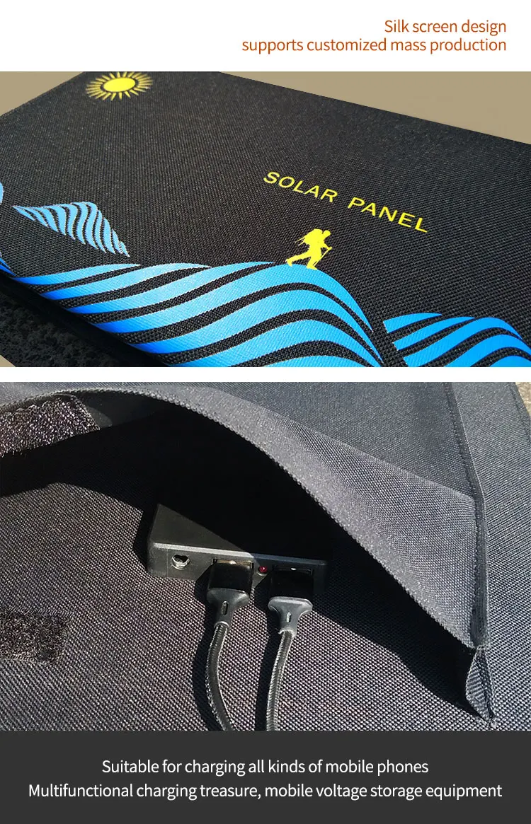 High Efficiency 10w To 200w Portable Folding Solar Panel Etfe Folded ...