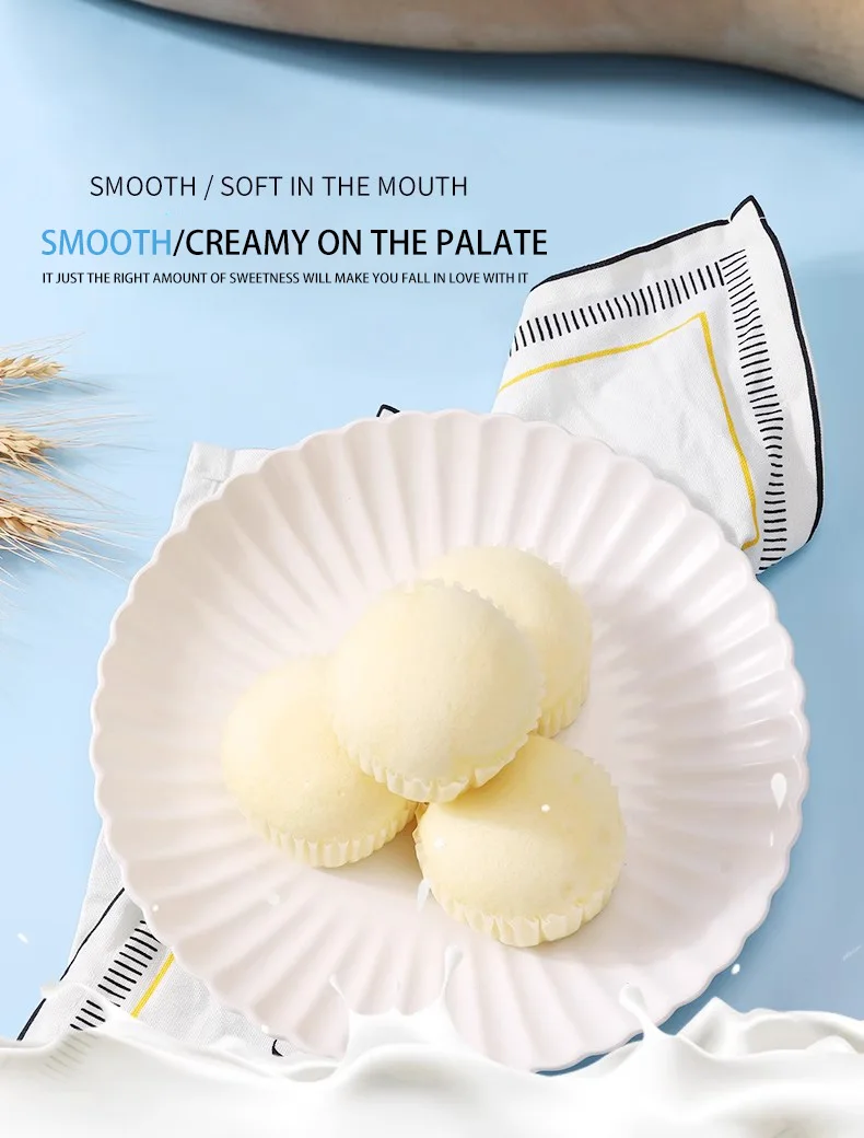 Soft Snow Cakes - Enjoy Small Packed Milk Flavor Sponge Cake