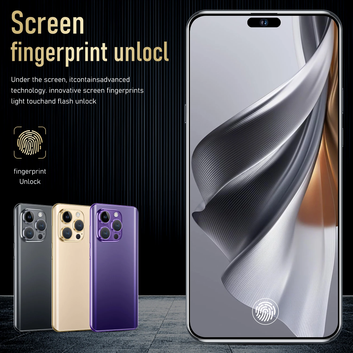 Unlocked Global Version 6.8inch Original 5g Smartphone 4gb+64b 4000mah ...