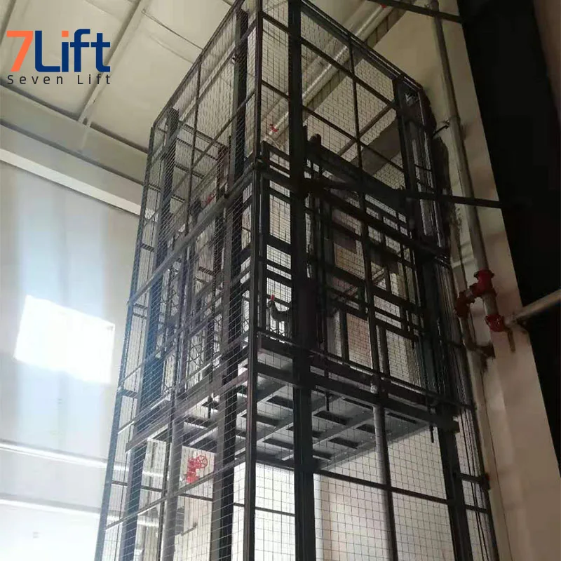 3m 2ton Manual Electric Hydraulic Cargo Lift - 1 Floor