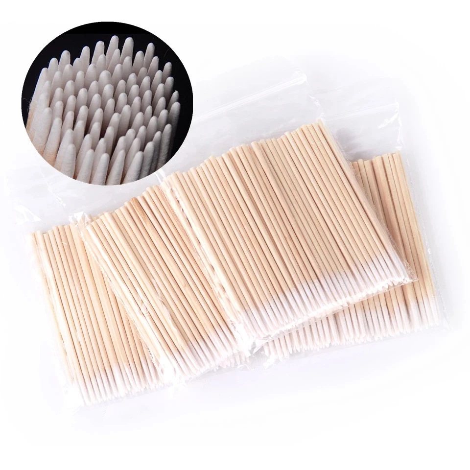 Disposable Ultra-Small Cotton Swab Brush - Lint Free