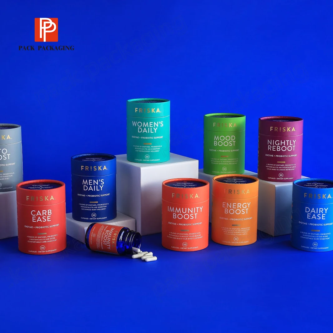 Luxury Food Grade Custom Gummy Biodegradable Packaging Supplements ...