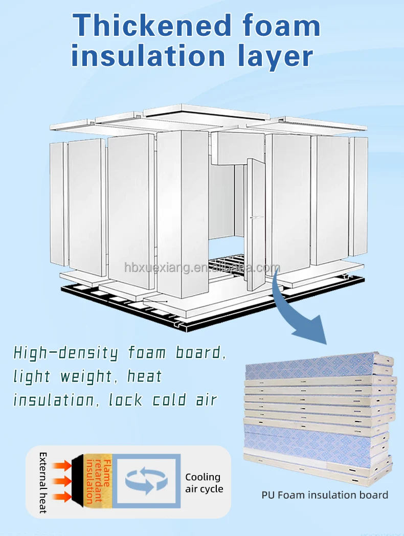Custom Cold Room Storage Project Full System Large Cold Storage Chamber ...