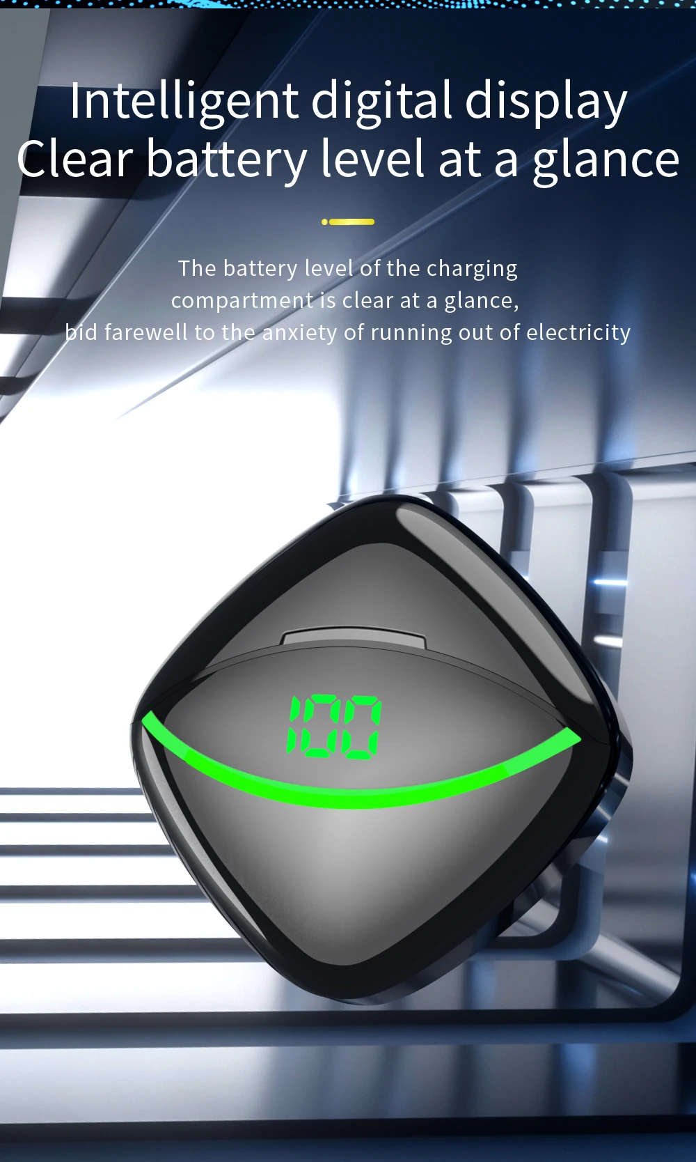 Y ONE True Wireless Earbuds In-Ear TWS with Digital Display Battery ...