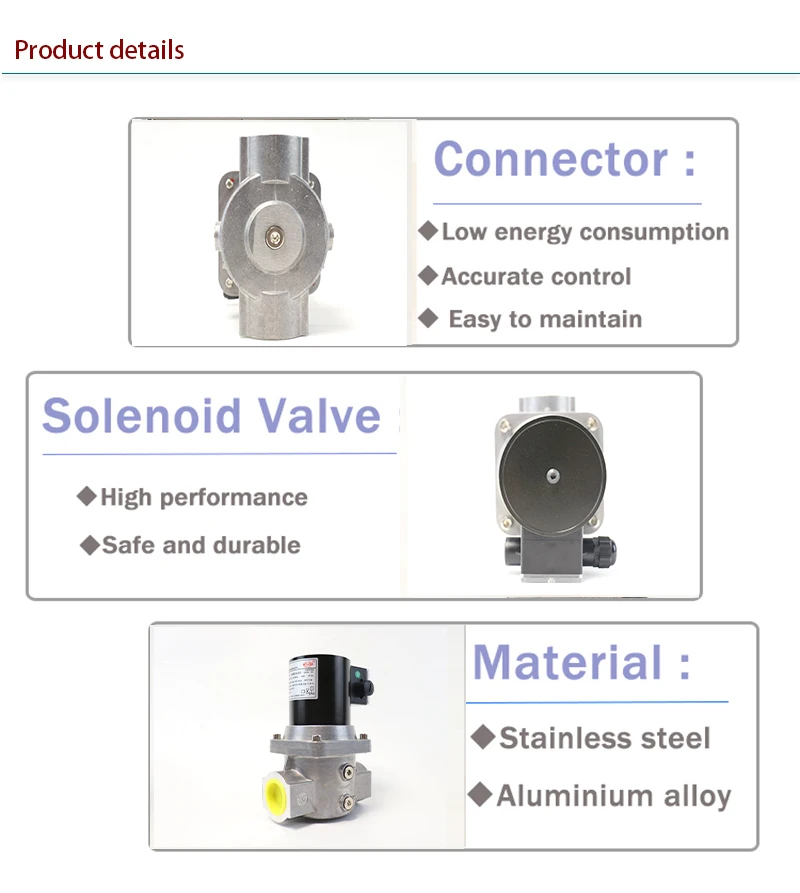 Industrial Lpg Gas Solenoid Valve Control For Gas Pipeline Tunnel ...