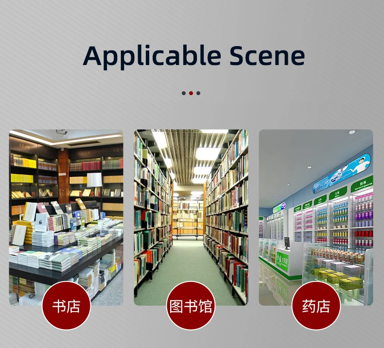 Retail Anti-theft EAS Antenna Gate Library EAS Checking System EM Anti ...