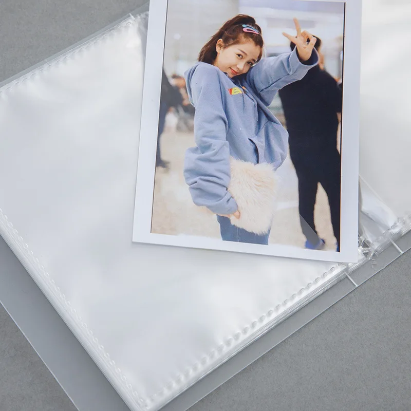 48 Pockets PVC Transparent Photo Album - Ideal for Kpop Fans